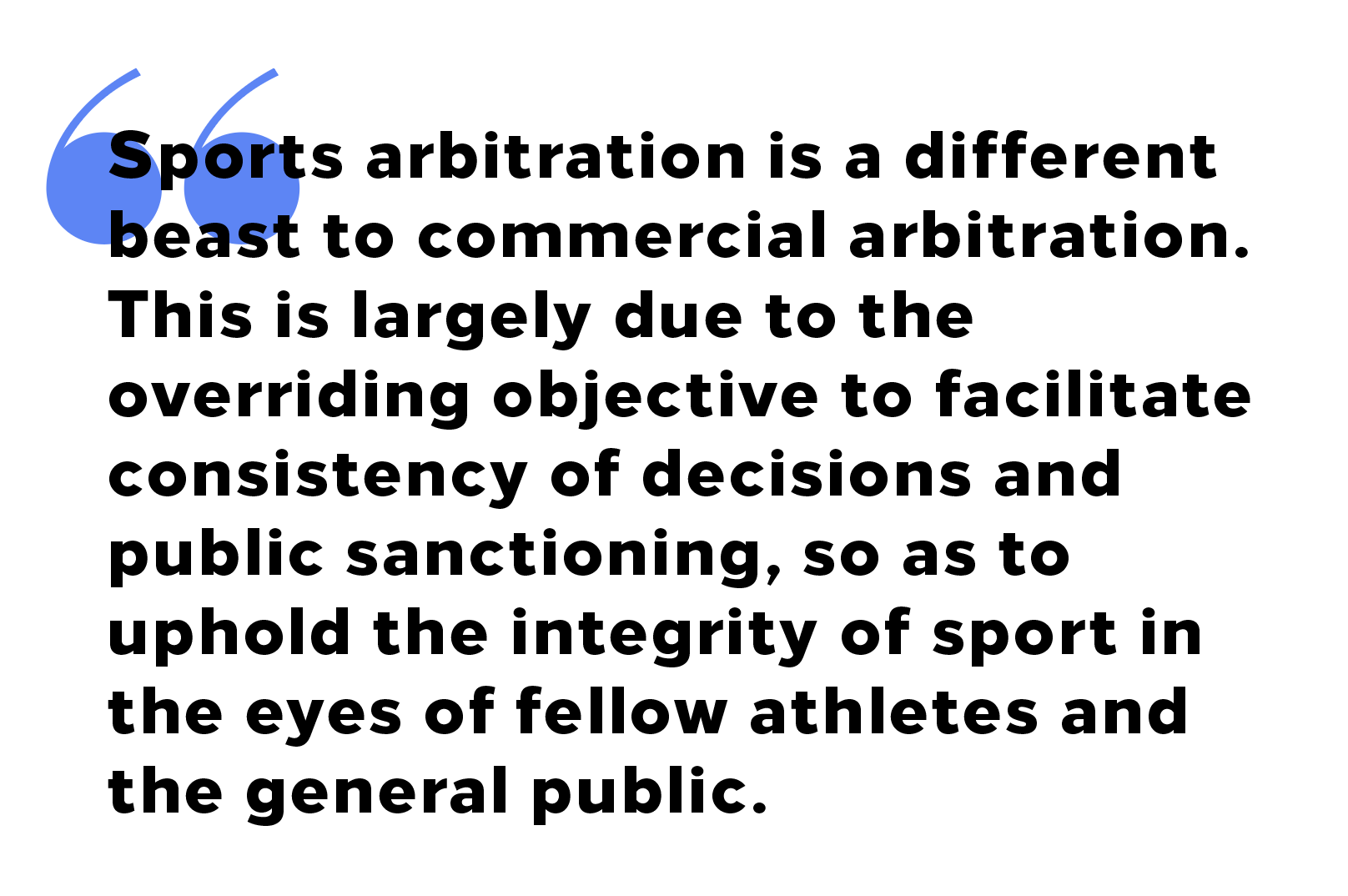 Sports Arbitration: A Peculiar Beast - Al Tamimi & Company