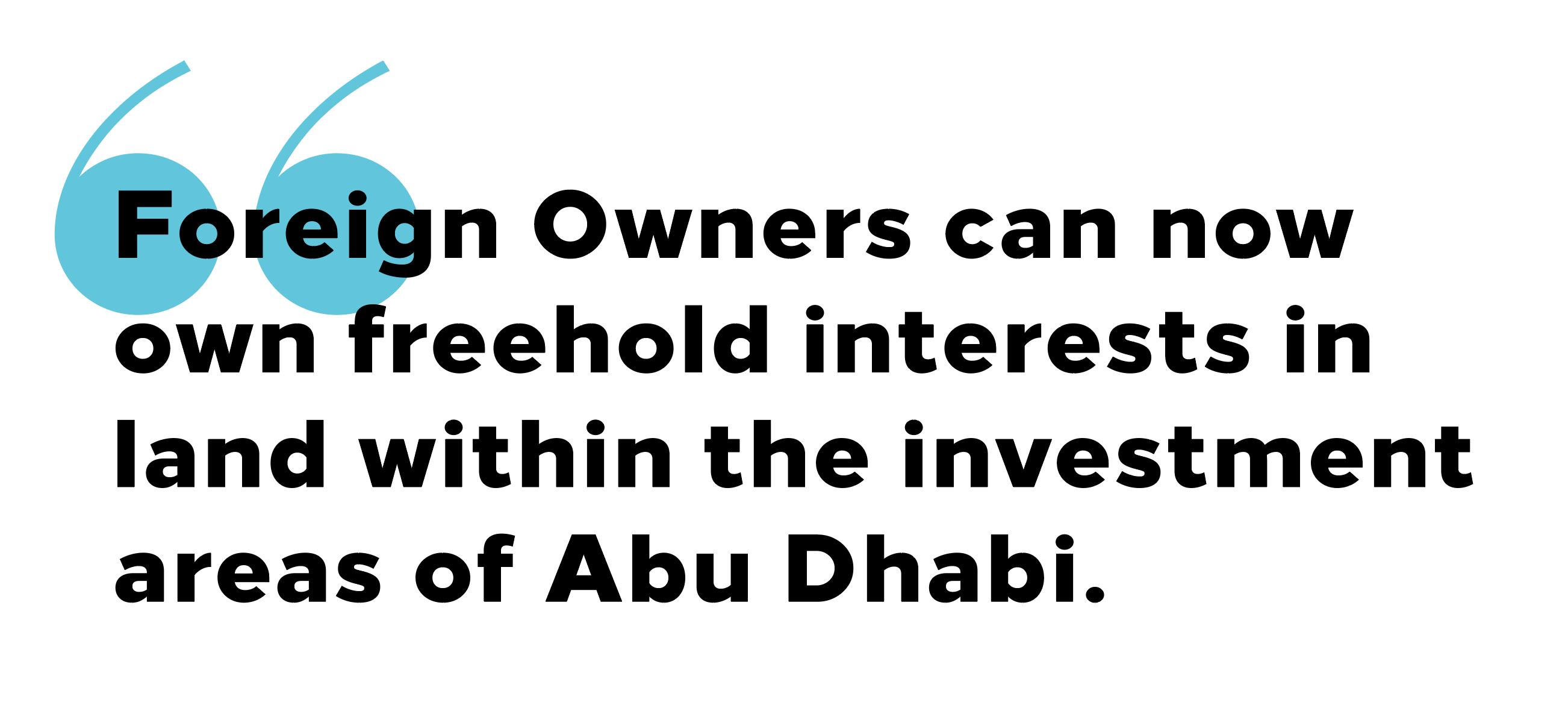 Foreign Ownership of Land in Abu Dhabi: A Major Reform - Al Tamimi ...